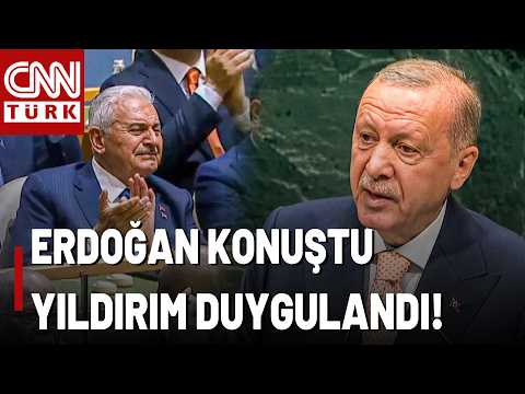Erdoğan BM'de Şiir Okudu, Binali Yıldırım Gözyaşlarını Tutamadı!
