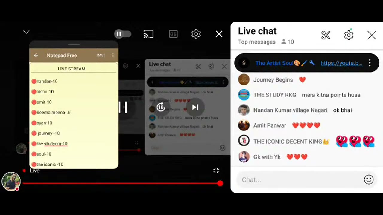 join live stream and increase subscribe! - YouTube
