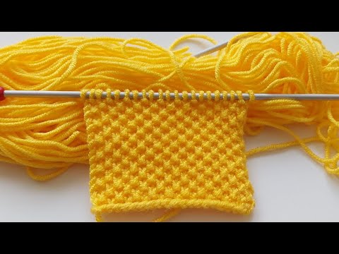 iki şişle örülen kolay harika bir model✔️bebek örgüleri✔️easy knitting✔️baby crochet #keşfet #örgü