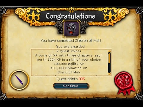 Runescape | Children of Mah quest guide - YouTube