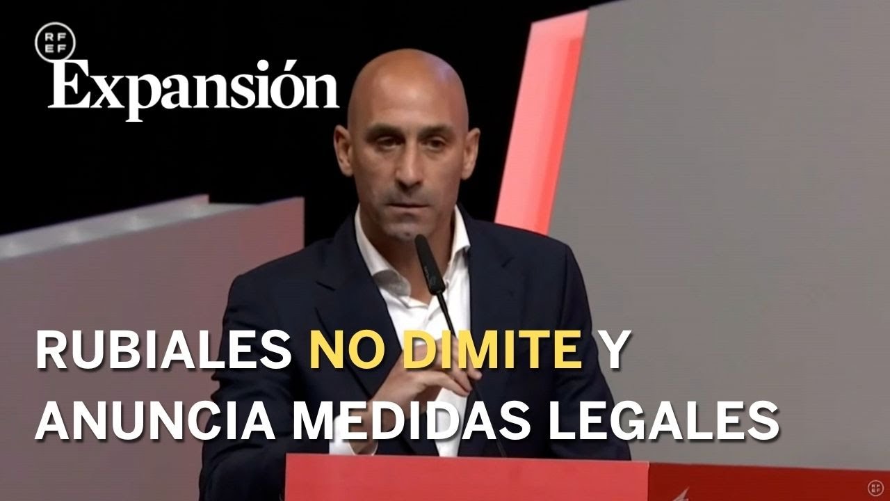 Luis Rubiales en la Asamblea Extraordinaria de la RFEF: "No voy a ...