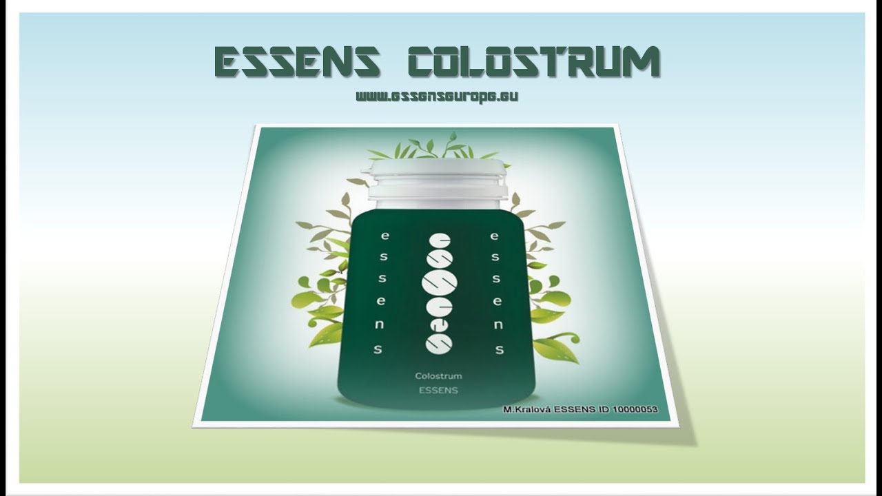 💊ESSENS COLOSTRUM - YouTube