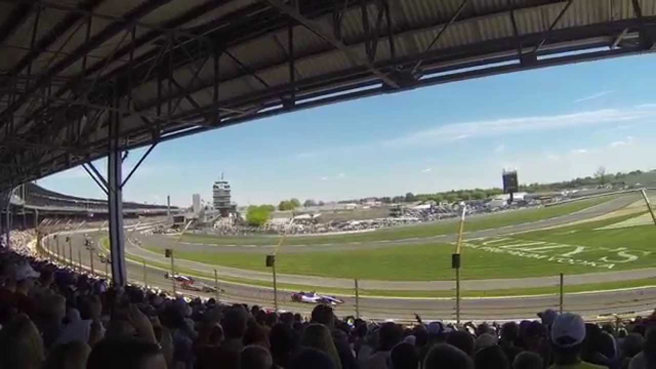2014 Indy 500 - The Start Of The Race - Green Flag - YouTube