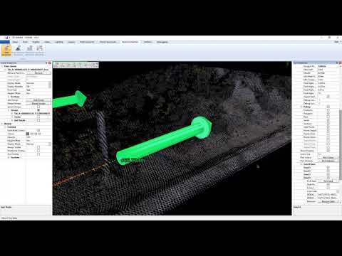 n4ce 4.30 BETA - Auto Extraction of Over Head Cables from Point Clouds - YouTube