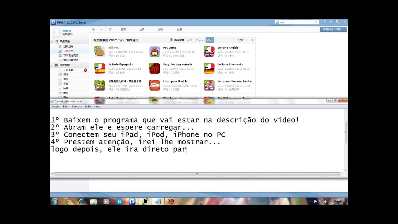 Como baixar aplicativos de graça no iPad, iPhone, iPod Touch - YouTube
