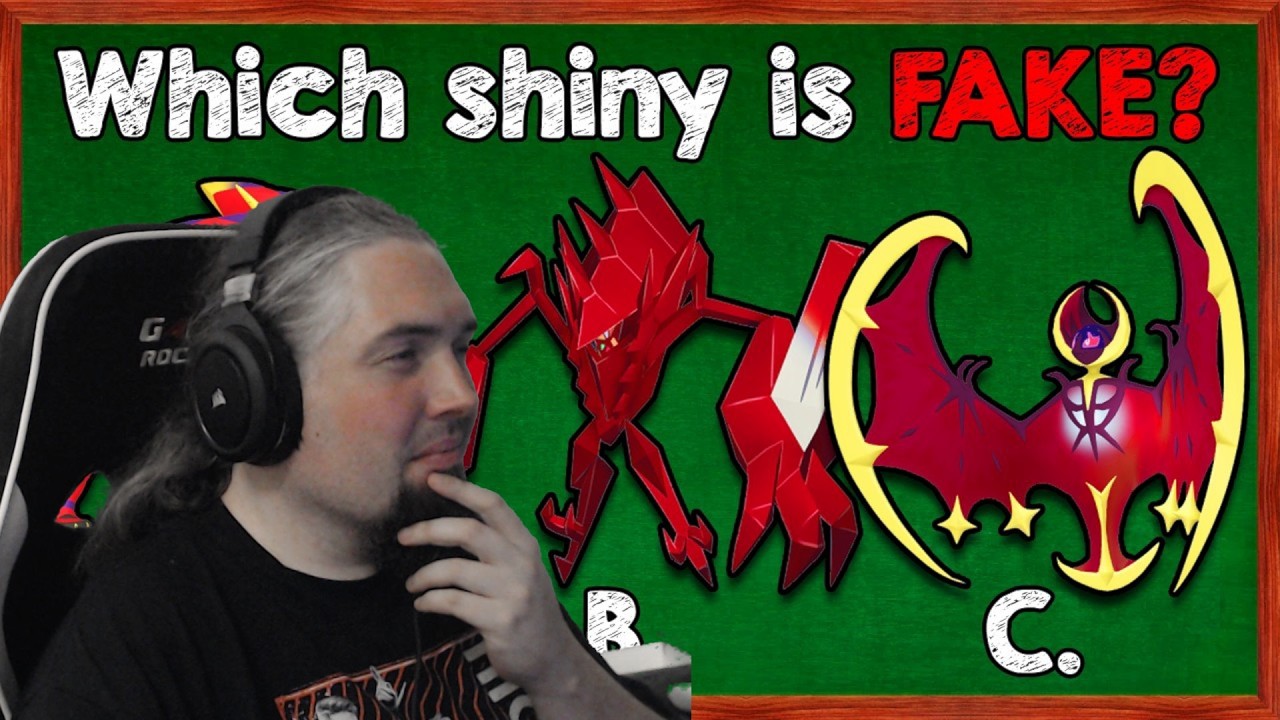 Everything is fake! - Gen 7 Shiny Quiz - YouTube