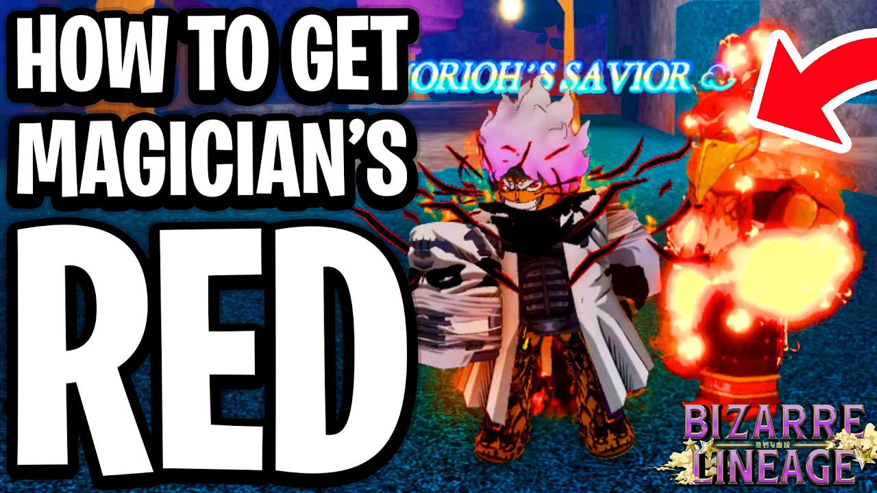 How To Get Magician's Red In Bizarre Lineage (Moveset And Best Build ...