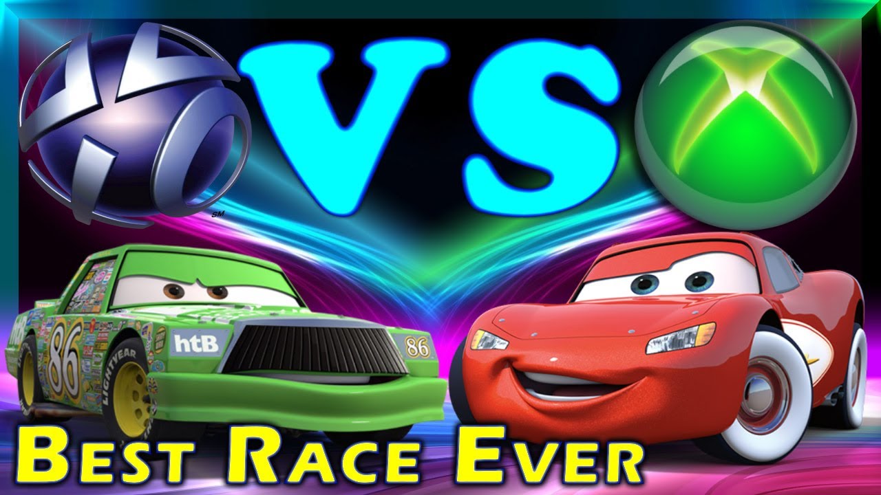 Cars 2 Best Race EVER Daredevil Lightning McQueen Vs Chick Hicks Side ...