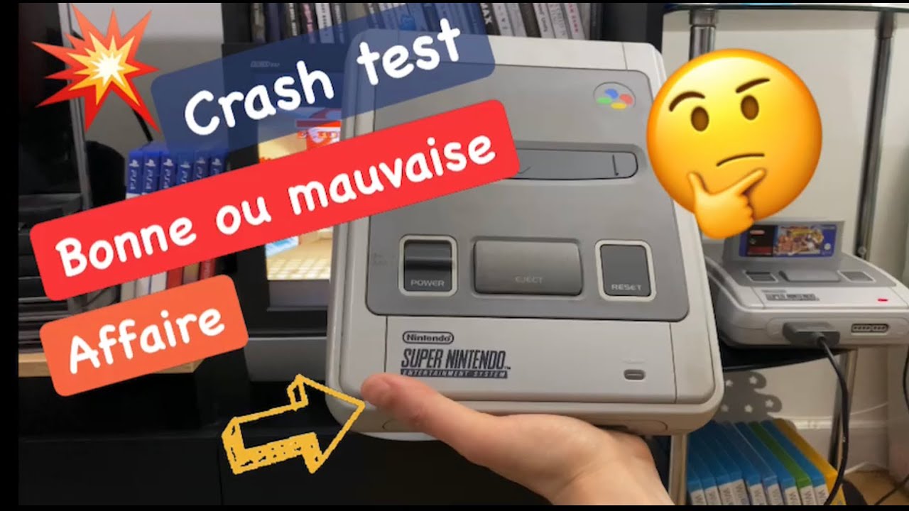 Crash test 2 snes trouver en Vg:est elle vraiment une bonne affaire ??🤔 ...