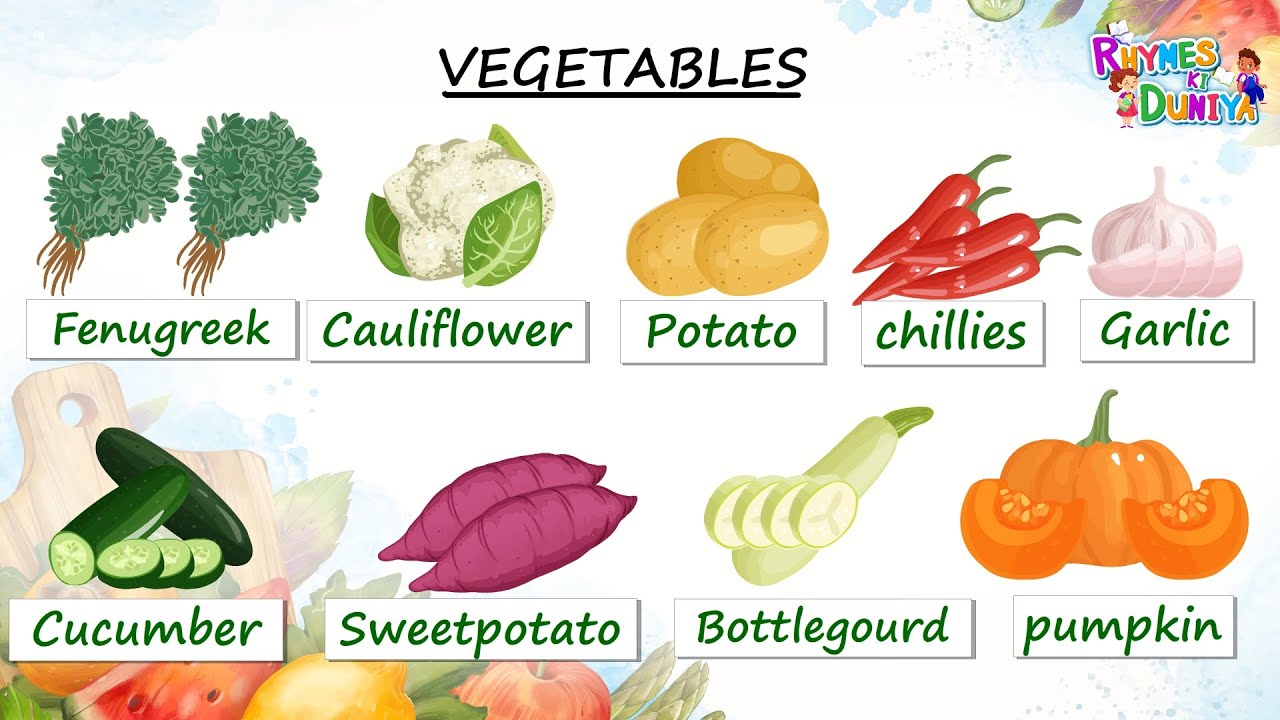 Vegetable Names Made Easy: Fun Learning for Kids! Let's Get Veggie! Fun ...