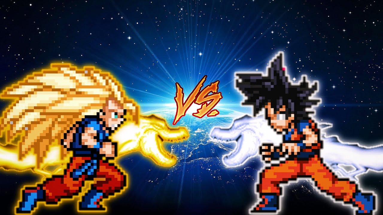 Goku TP OP VS Goku V5 LB OP in Jump Force Mugen - YouTube