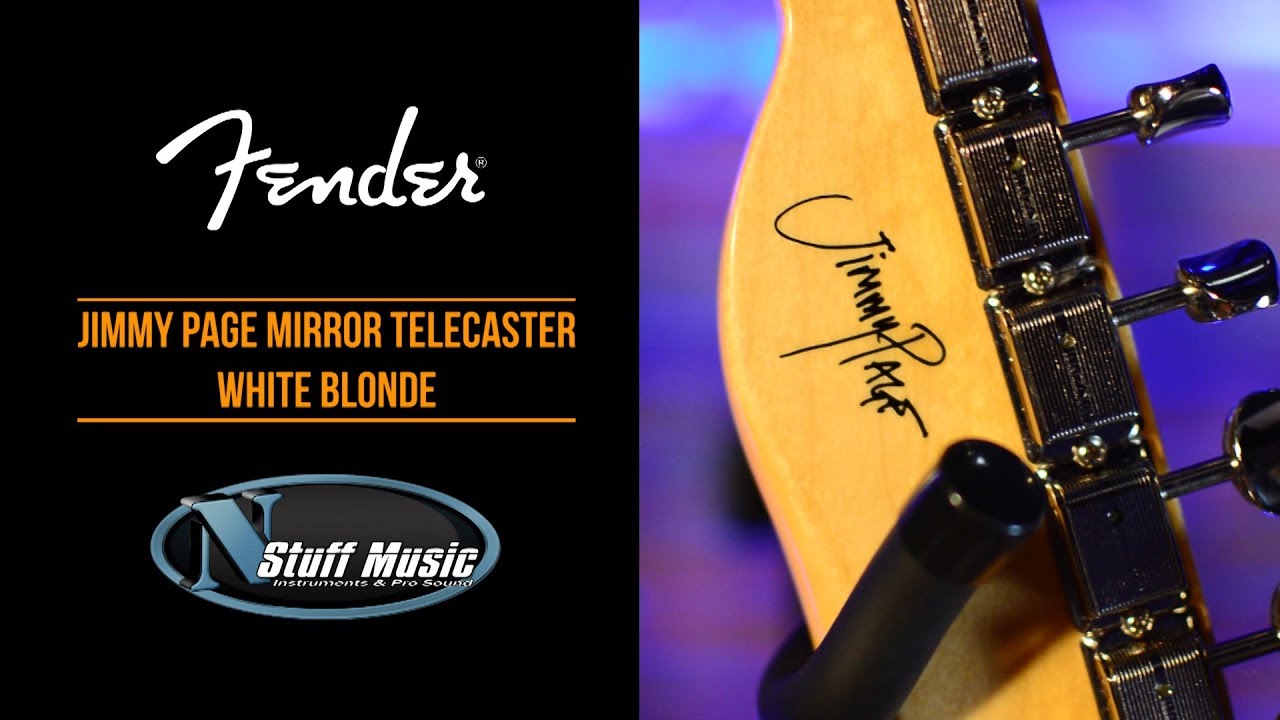 The All-New Fender Jimmy Page Mirror Telecaster - In-Depth Demo - YouTube