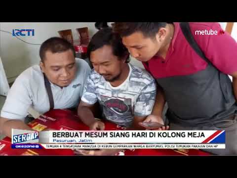 Sepasang ABG Asyik Mesum Siang Bolong di Kolong Meja Warung Makan   Sergap 26 08