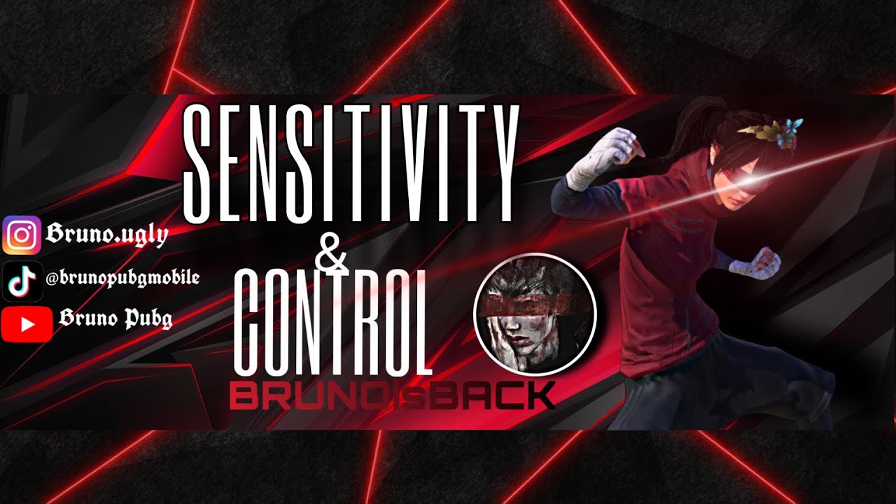 BRUNO CONTROL AND SENSITIVITY PUBG MOBILE🔥 - YouTube