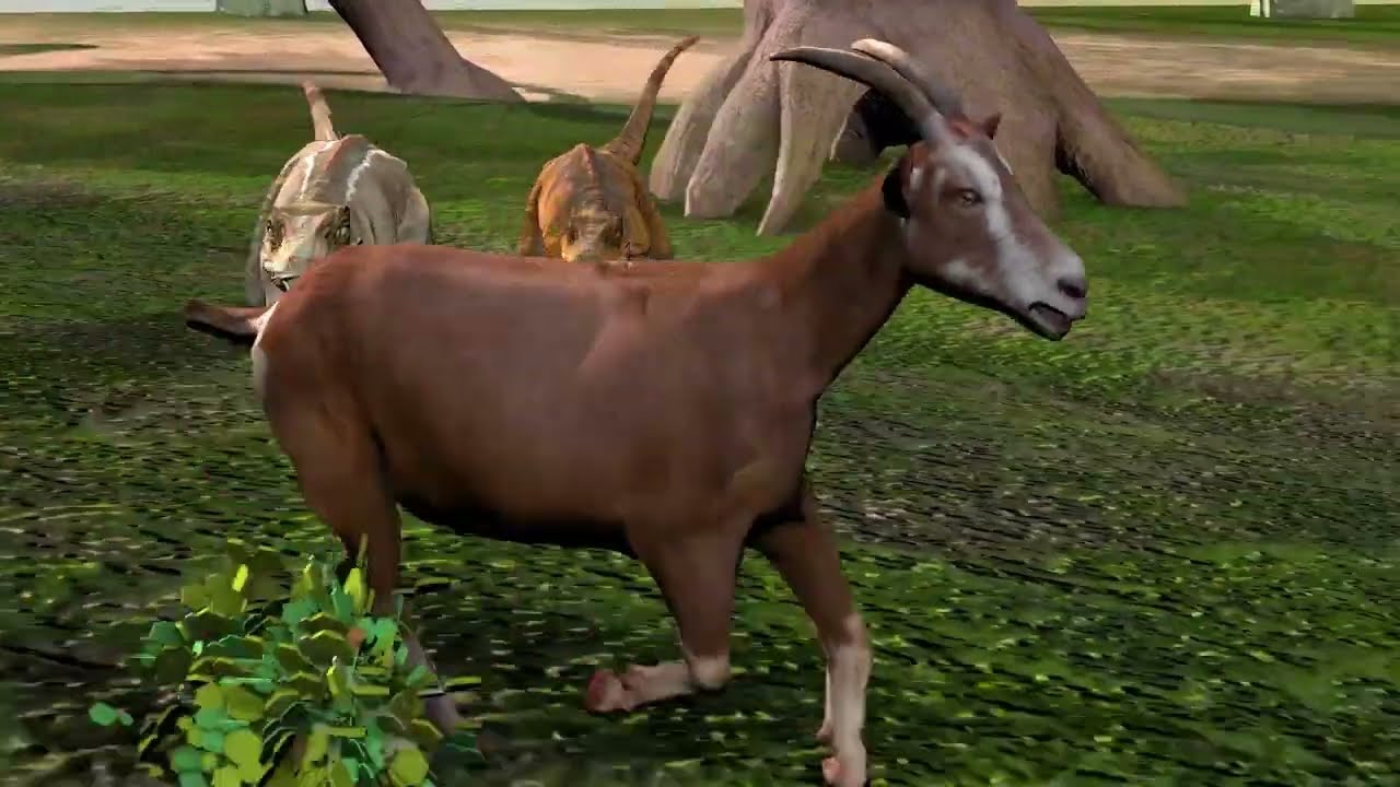 Dinosaurs eat Goat | Jurassic World Evolution 2 | Dinosaur kids dino ...