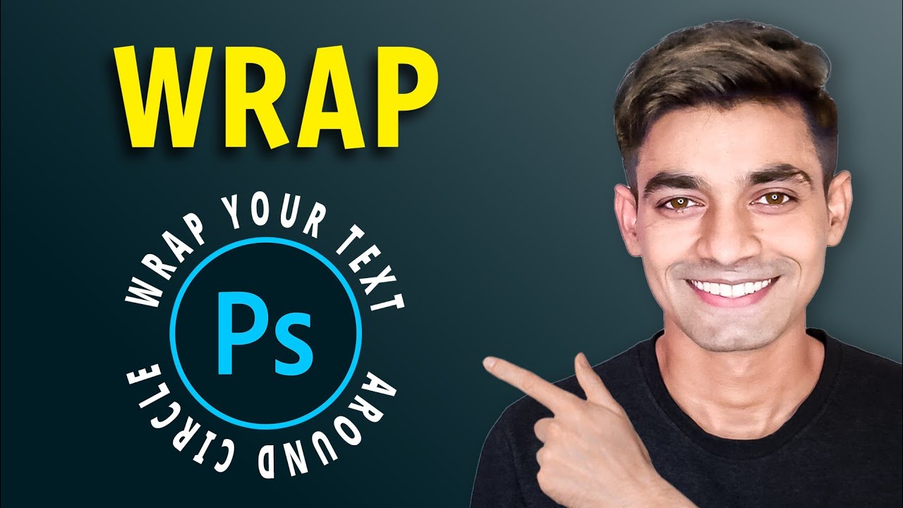 How To WRAP TEXT Around A Circle with Photoshop - YouTube