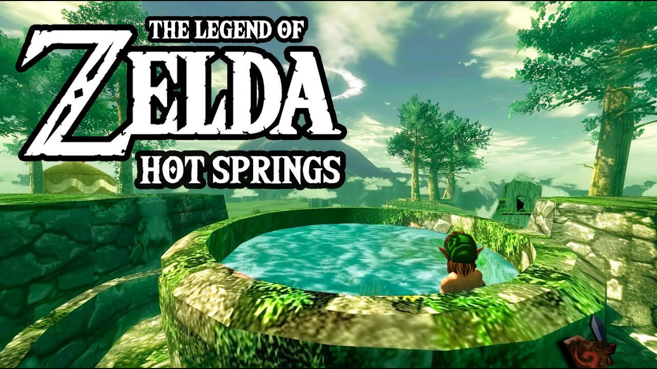 Hidden Kokiri Hot Springs In Ocarina Of Time - Relaxing Zelda Music To ...