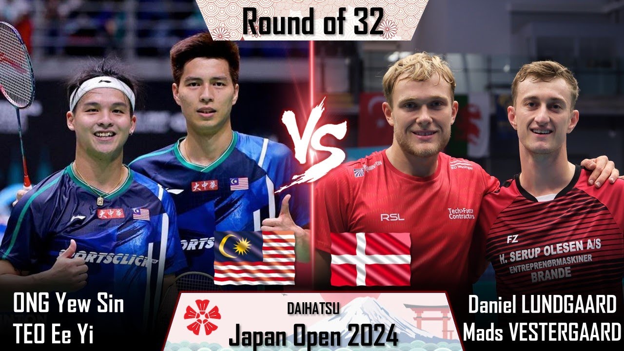 ONG Yew Sin /TEO Ee Yi vs Daniel LUNDGAARD /Mads VESTERGAARD | Japan ...