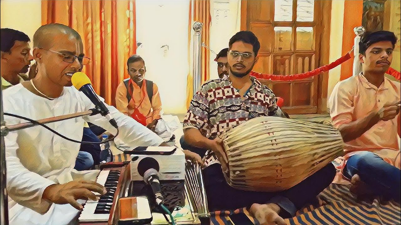 || radha ramanam hare hare || || Iskcon Kharghar || || Hriday Madhav ...