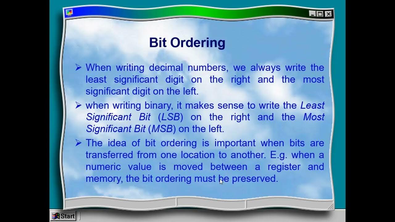 Data And Program Representation - YouTube