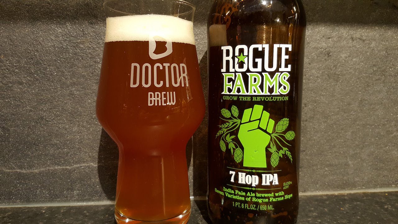Rogue Farms 7 Hop IPA By Rogue Ales | American Craft Beer Review - YouTube