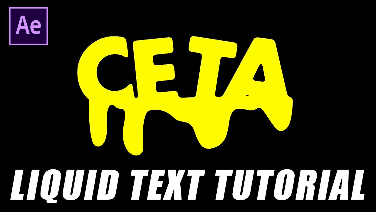 LIQUID TEXT In AFTER EFFECTS TUTORIAL for Beginners YouTube liquid-text-in-after-effects-tutorial-for-beginners-youtube