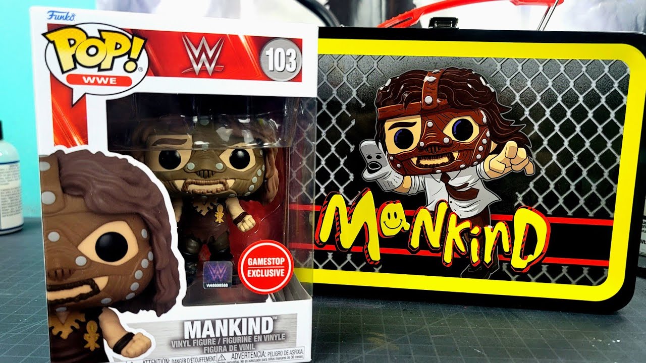 Mankind WWE Funko Lunch Box Unboxing - YouTube