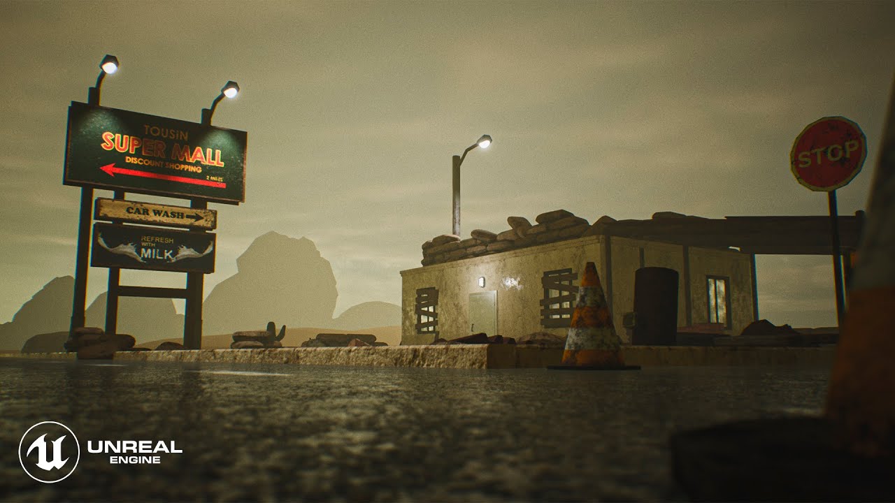 Abandoned Outpost in Desert Environment - Unreal Engine 4 (Update 1.1 ...