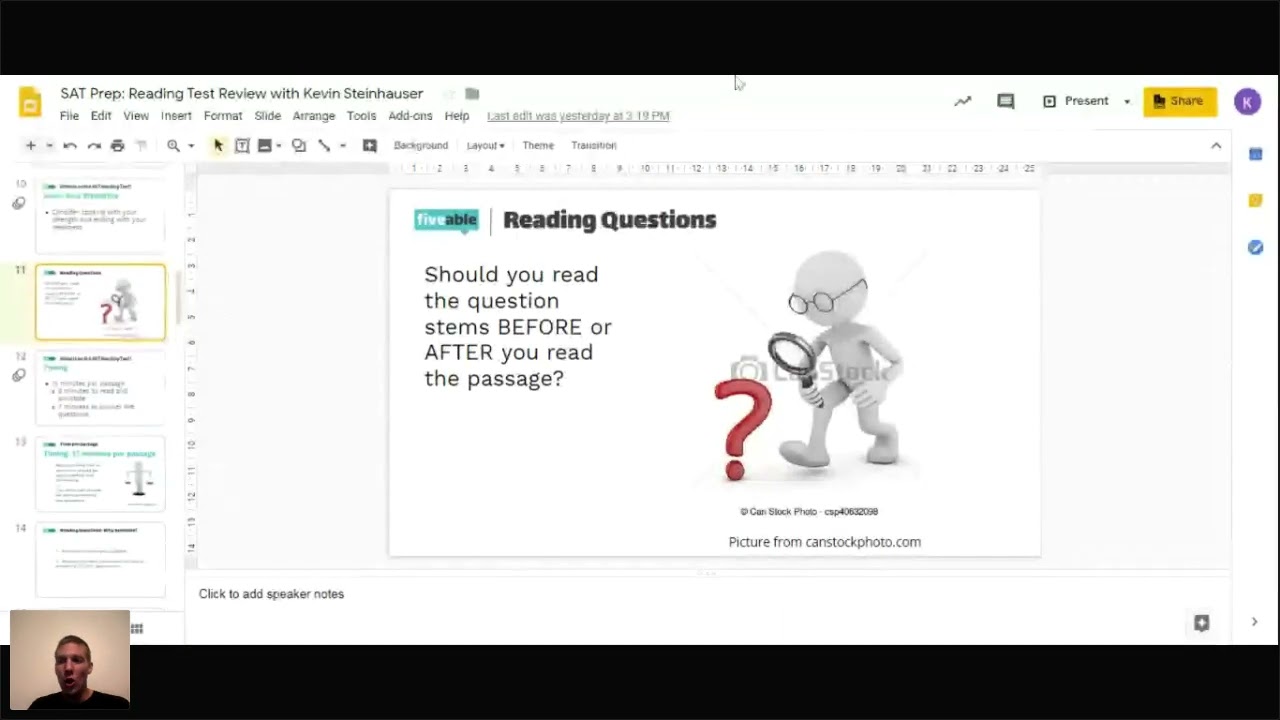 SAT Prep - Reading Test: Strategies & Practice | Fiveable Cram Archive