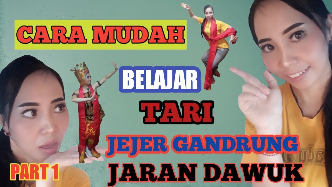 TUTORIAL TARI JEJER GANDRUNG JARAN DAWUK @ayyusekarOfficial - YouTube