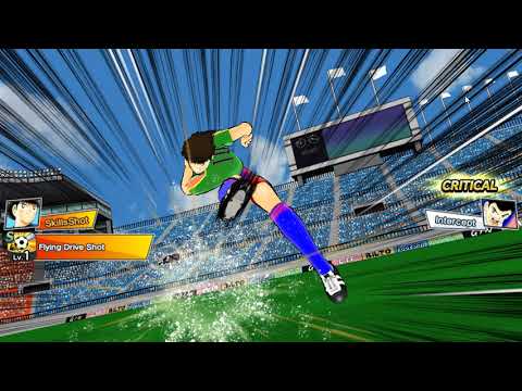 Captain Tsubasa: Dream Team - Tsubasa - Flying Drive Shot & South ...