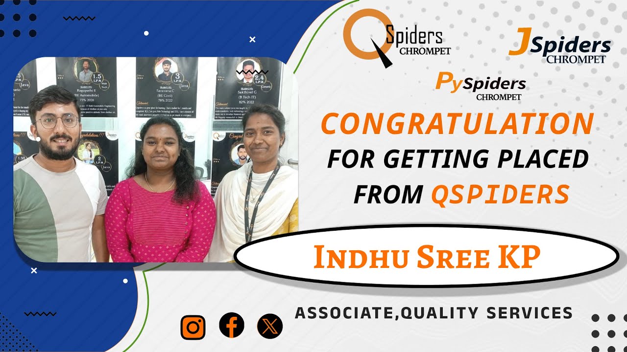 My Honest Placement Journey from QSpiders/JSpiders Chromepet Chennai ...