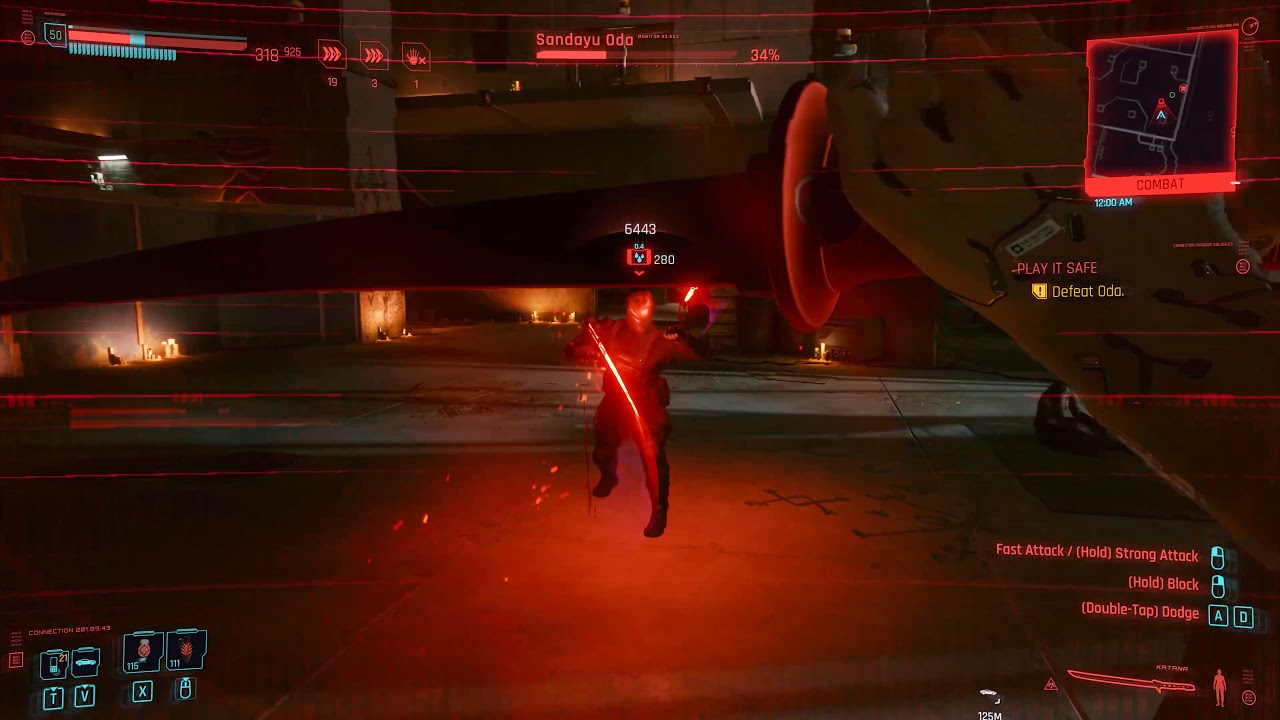 Cyberpunk 2077 VS Oda Boss Fight ~ EPIC Samurai Combat - YouTube