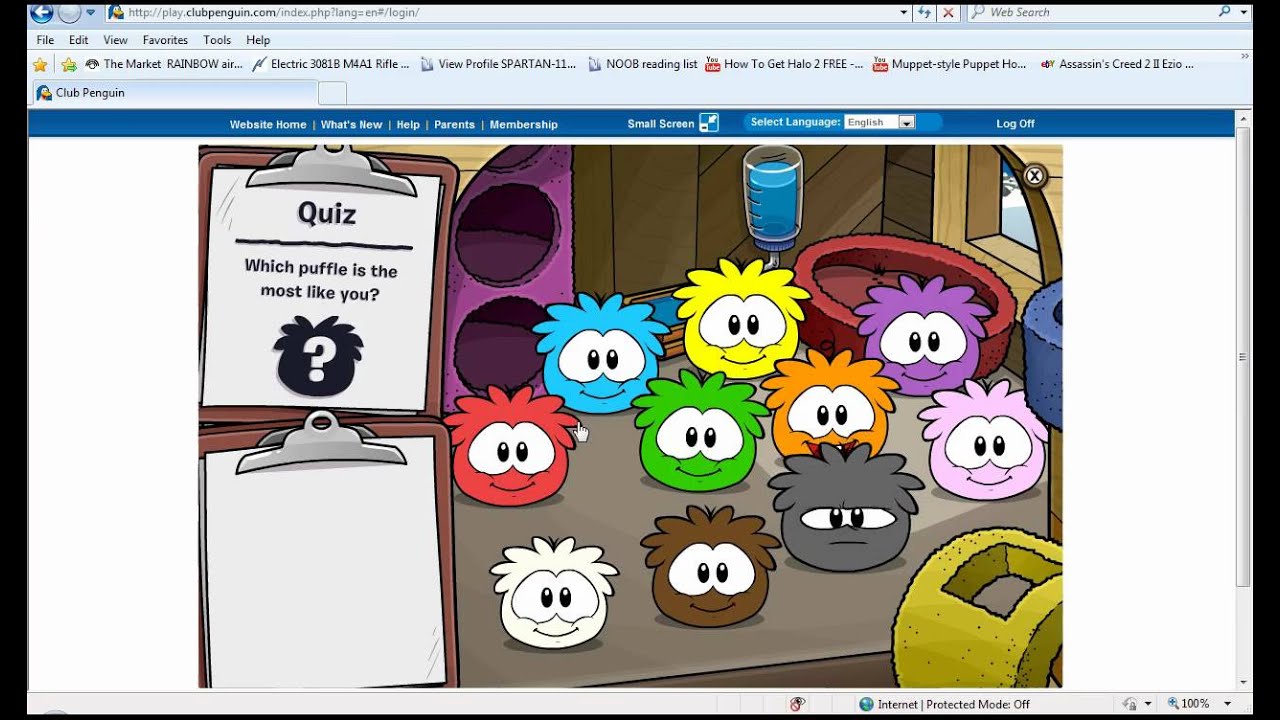 how to get a rainbow puffle - YouTube