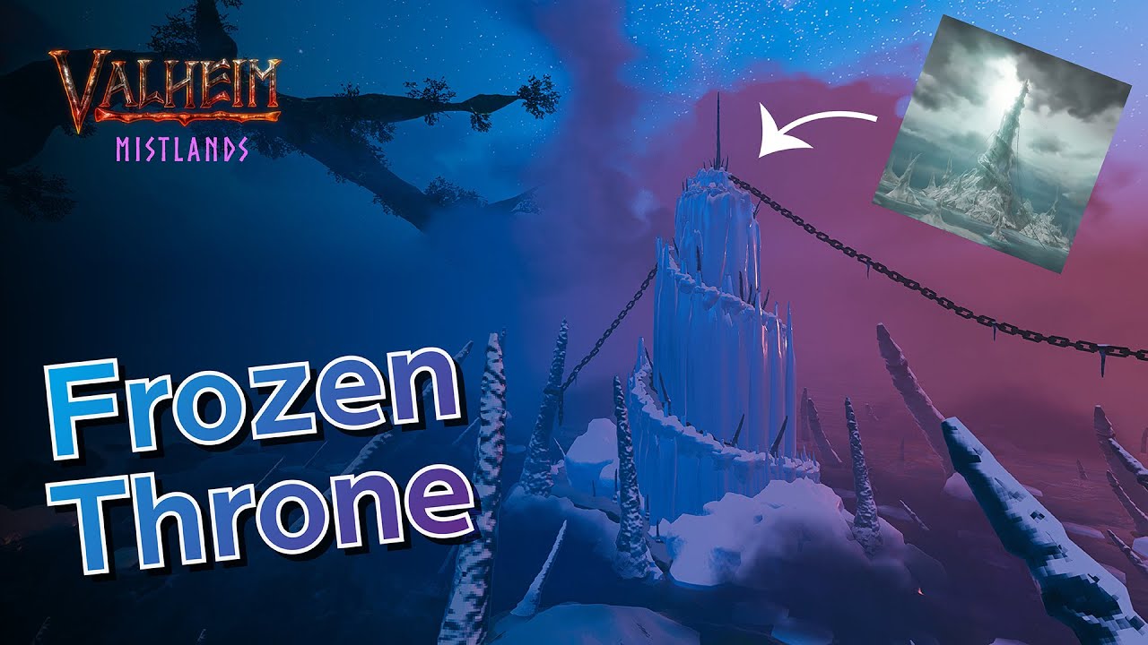 The Frozen Throne in VALHEIM - MODDED - YouTube
