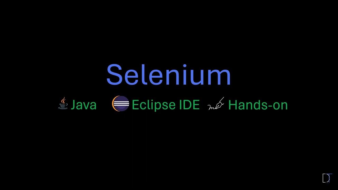 Selenium Course | Tutorial 1 | Introduction | Eclipse | Java | 2024 - YouTube