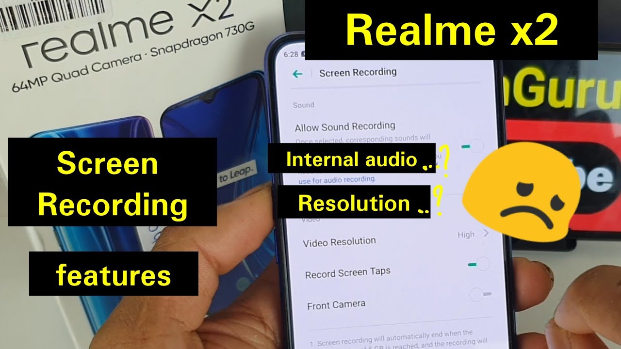 Realme X2 Screen Recording Resolution And Internal Audio Recording YouTube realme-x2-screen-recording-resolution-and-internal-audio-recording-youtube