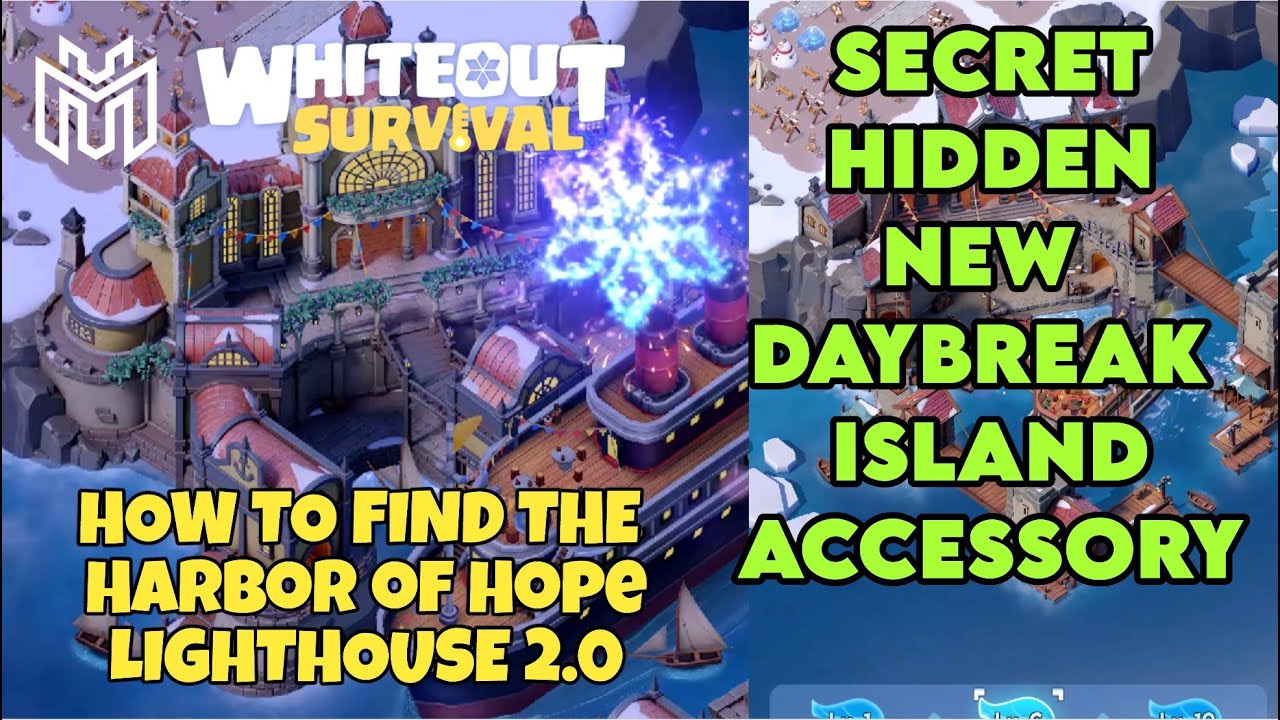 SECRET HIDDEN NEW Daybreak Island Accessory Harbor of Hope: How to Find ...