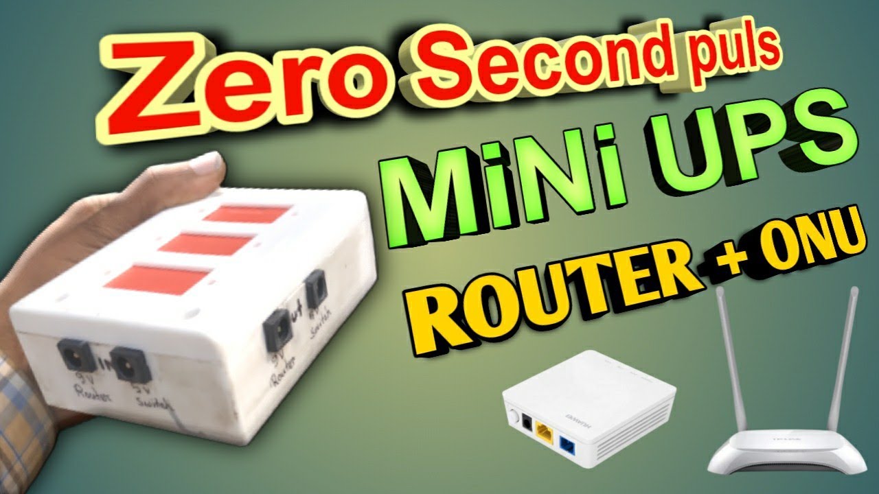 How to make zero second puls Wi-Fi UPS | WiFi ups full setup | Automatic off protection UPS ...