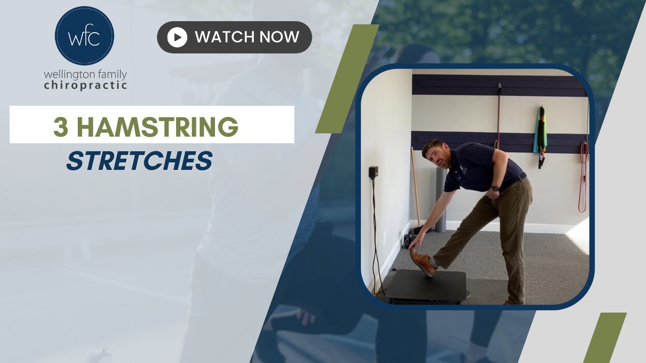 3 Hamstring Stretches / Lexington, Kentucky Chiropractor - YouTube