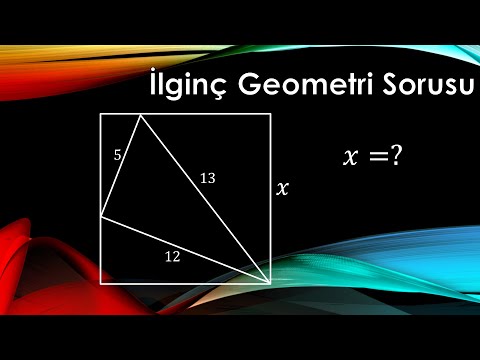 İlginç Geometri Soruları - What Is The Length Of The Square's Side ?