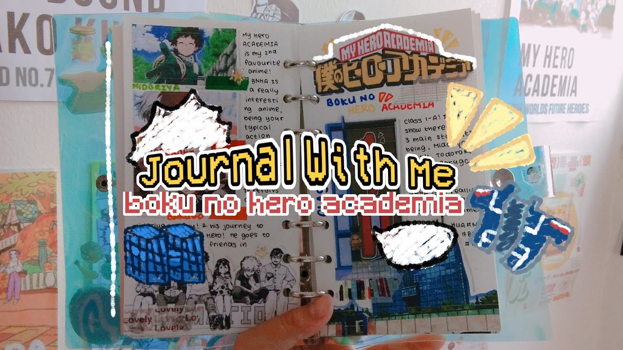 Anime Journal With me :: #5 ; Boku no Hero Academia MHA - YouTube