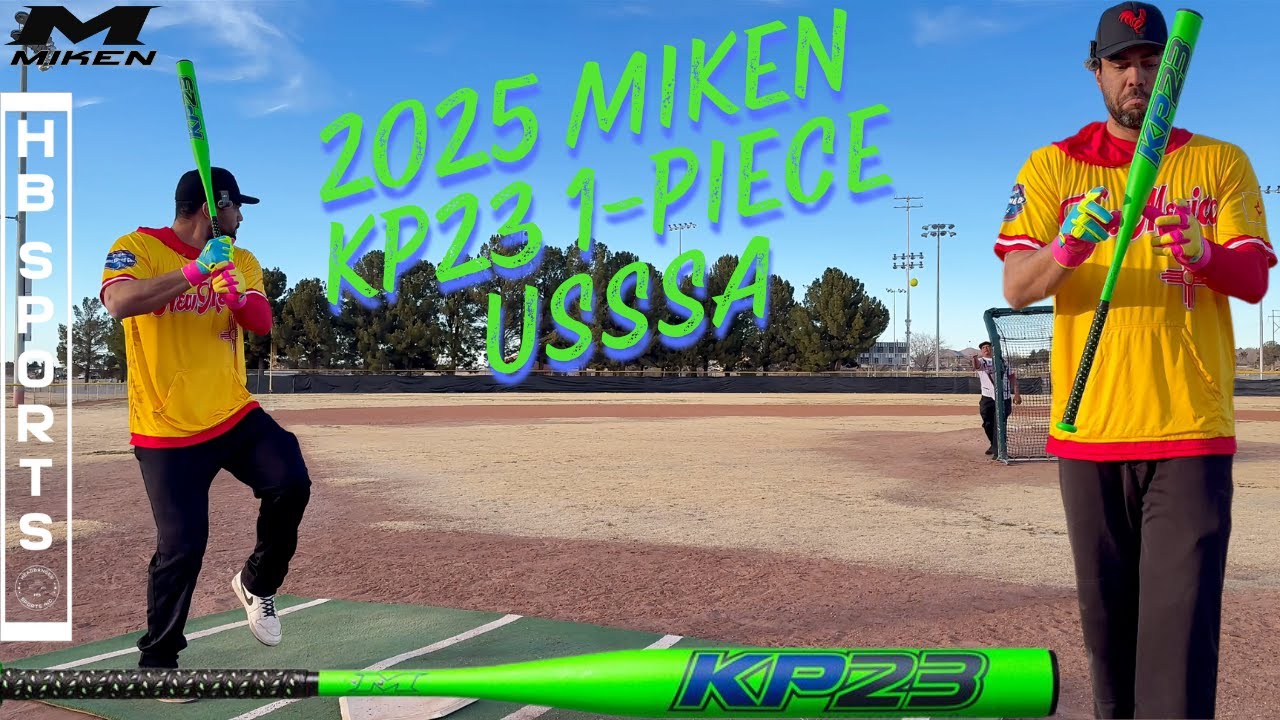 Hitting the 2025 Miken KP23 1-Piece | USSSA Slowpitch Bat Review - YouTube