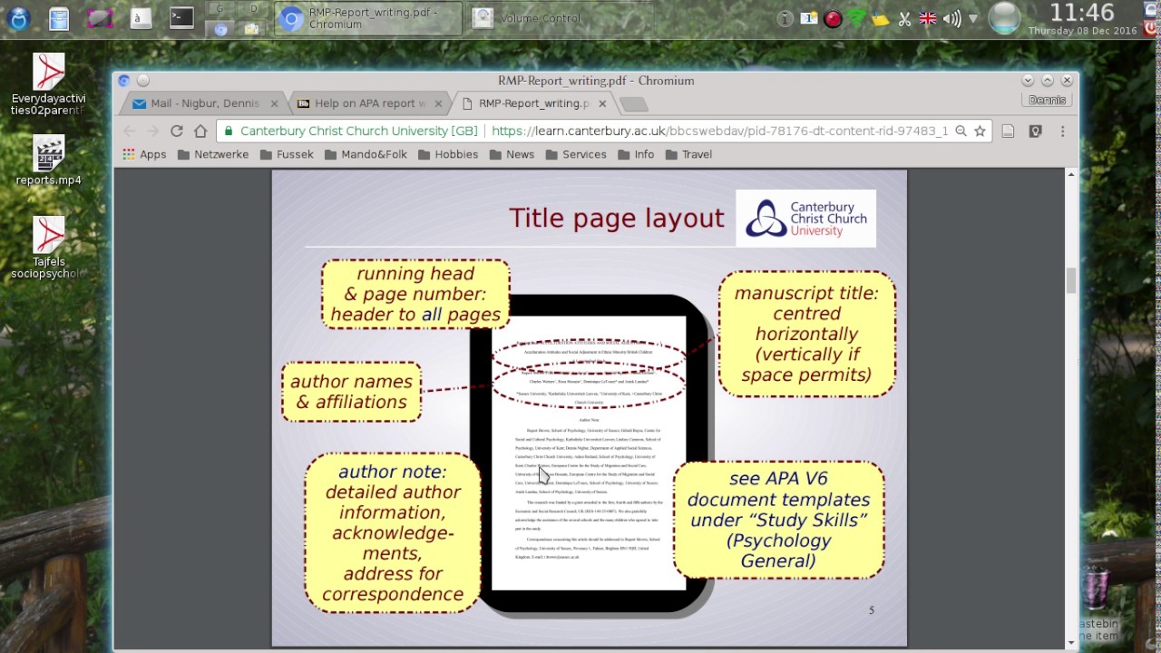 APA manuscript writing: A virtual lecture for psychology students - YouTube