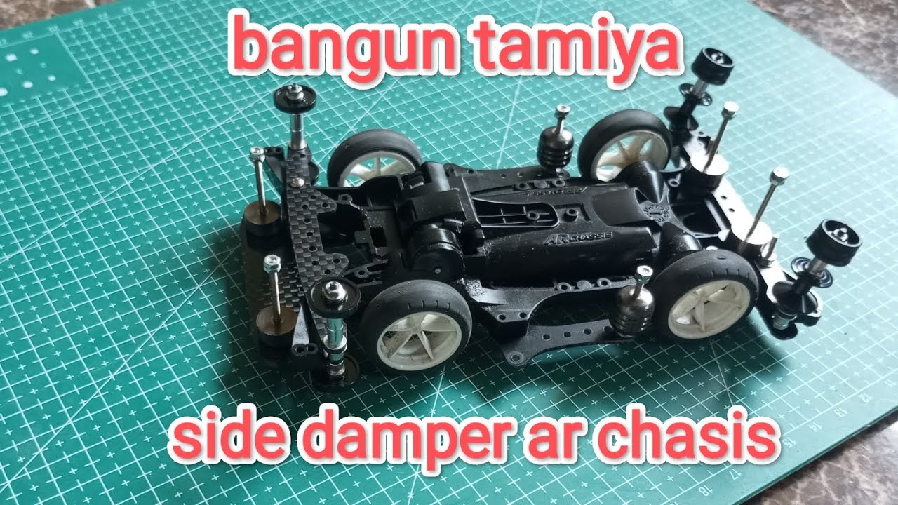 Bangun tamiya side damper ar chasis build kawe yang mau boleh pesen ...