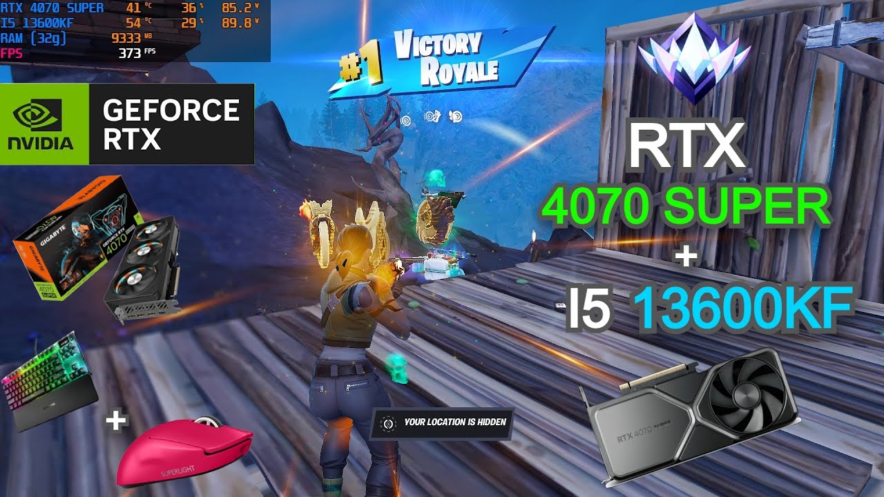 NEW RTX 4070 SUPER Fortnite 🚀 | i5 13600KF + RTX 4070 SUPER ...