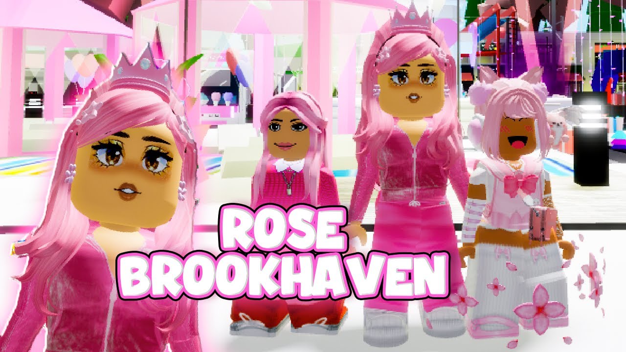 ROBLOX BROOKHAVEN MAIS TOUT EN ROSE ! - YouTube