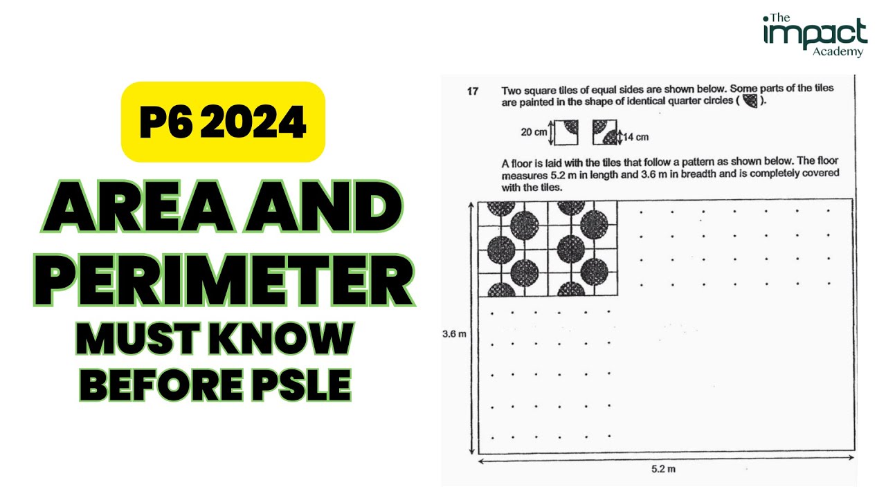 P6 Area and Perimeter - Must Know Before PSLE - YouTube