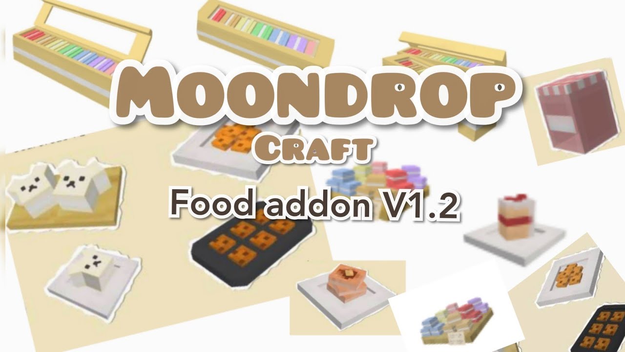 🍘Moondrop Craft: Food addon V.2 🥐 - YouTube