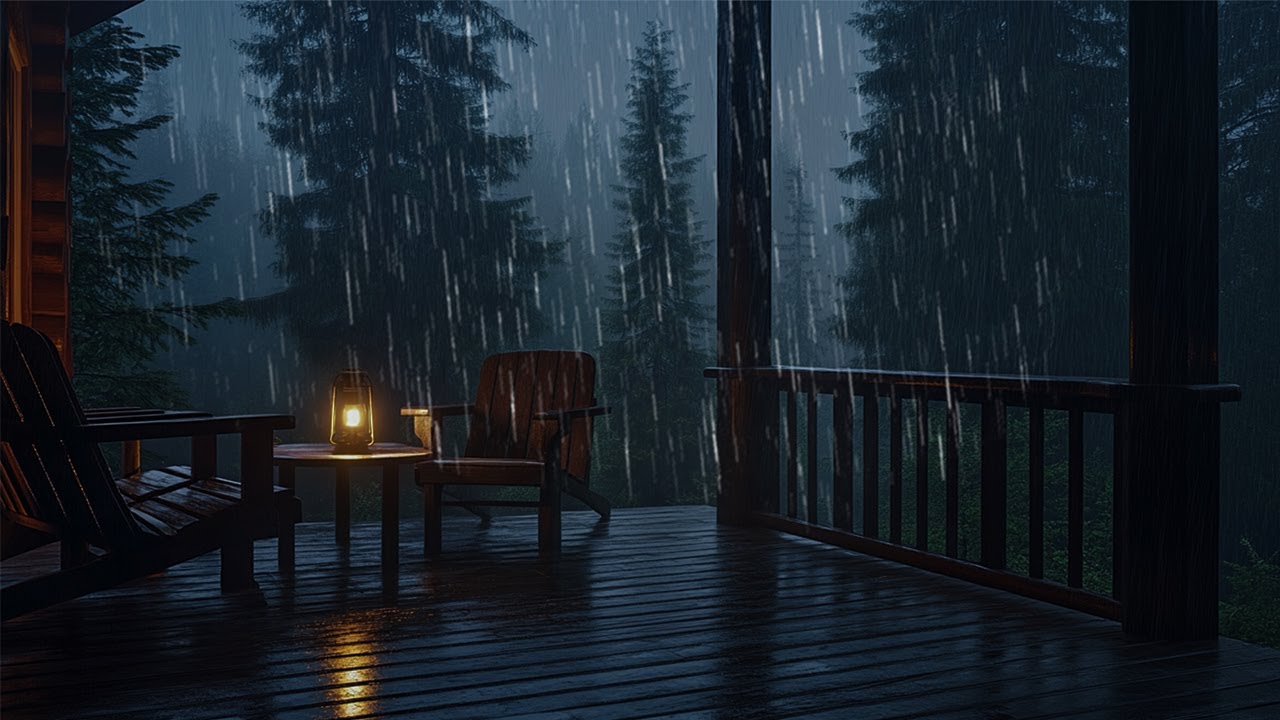 Sleep Well Instantly with Terrible Rain, Perfect for Relaxing | Nature ...